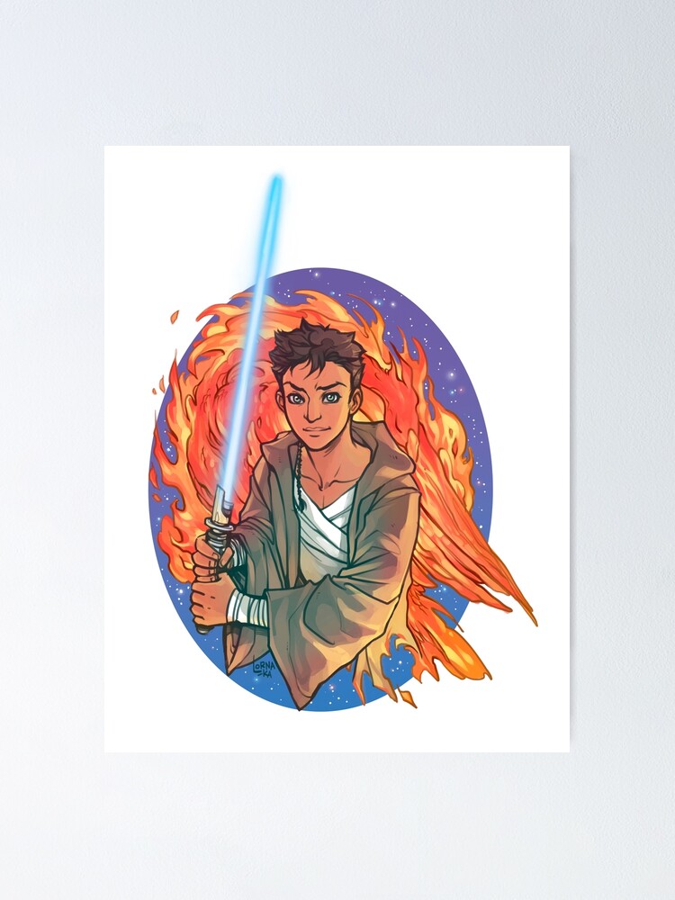 "The Last Padawan" Poster by lornaka | Redbubble