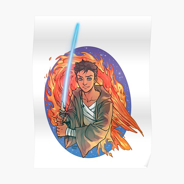 "The Last Padawan" Poster by lornaka | Redbubble