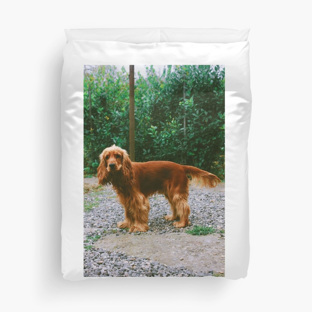"Cocker Spaniel" Duvet Cover by kristiART | Redbubble