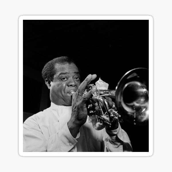 "Louis Armstrong - Carnegie Hall, New York - Apr. 1947" Sticker for ...