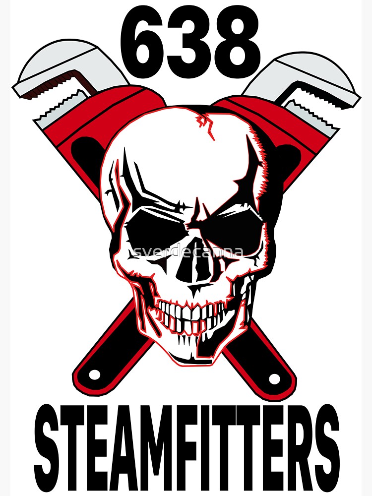 "638 Steamfitters" Sticker for Sale by sverdecanna | Redbubble
