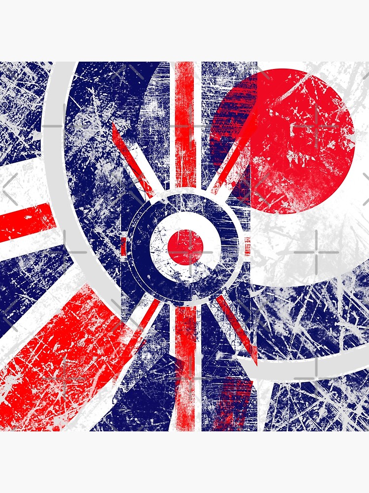 "Grunge Mod Target Roundel Union Jack" Poster for Sale by Garaga ...