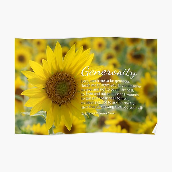 "Inspirational Generosity Art, home decor, wall art, inspiring gift ...