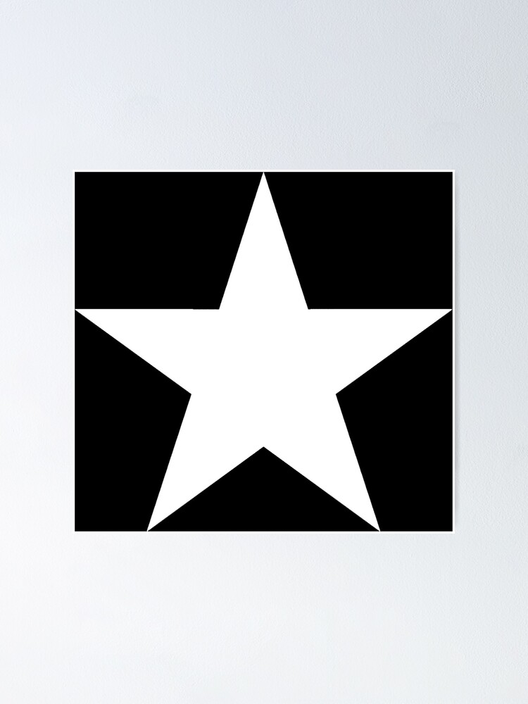 "White star" Poster for Sale by rachelshade | Redbubble
