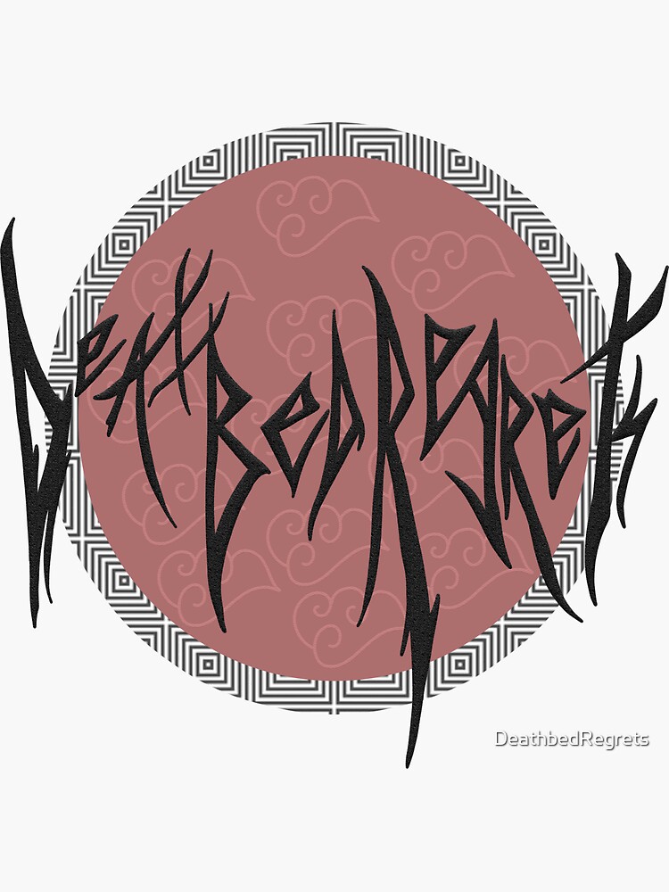 "DBR Textured Logo" Sticker for Sale by DeathbedRegrets | Redbubble