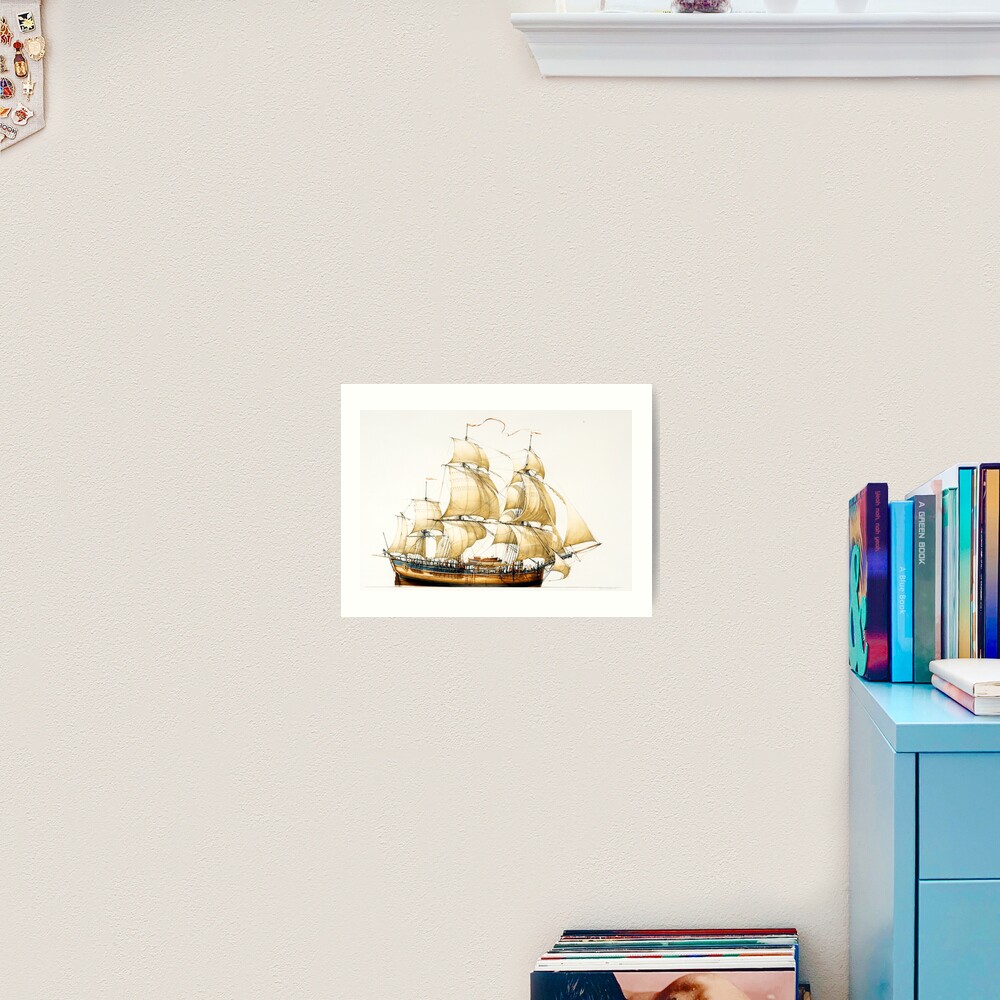 "HMB Endeavour - Ross Shardlow" Art Print for Sale by anmm | Redbubble