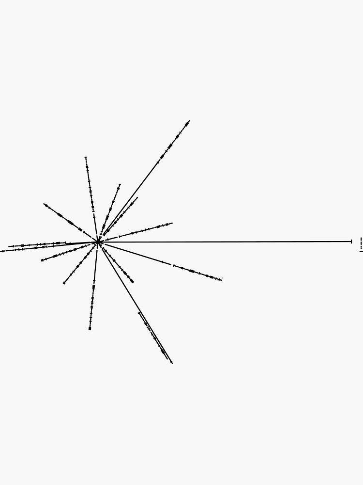 "Pioneer plaque pulsar map" Sticker for Sale by flashman | Redbubble