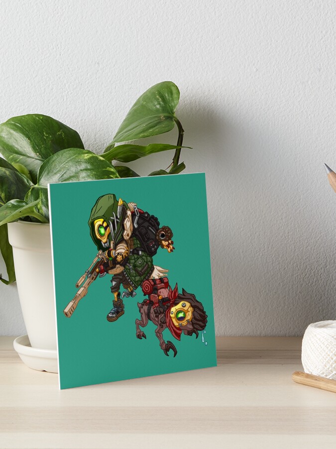 "Borderlands 3 - FL4K & Mr. Chew" Art Board Print by eusrock | Redbubble