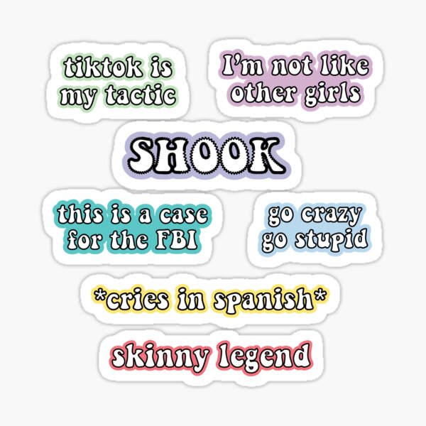 "Multi Color Meme Sticker Pack" Sticker for Sale by The-Goods | Redbubble