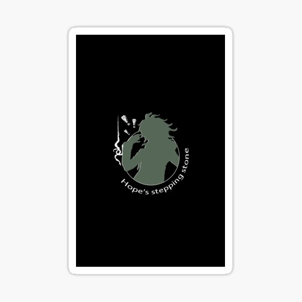 "Minimalistic Nagito Komaeda" Sticker for Sale by ofeden | Redbubble