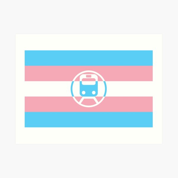 "Trains Rights & Trains Pride Flag" Art Print for Sale by dru1138 ...