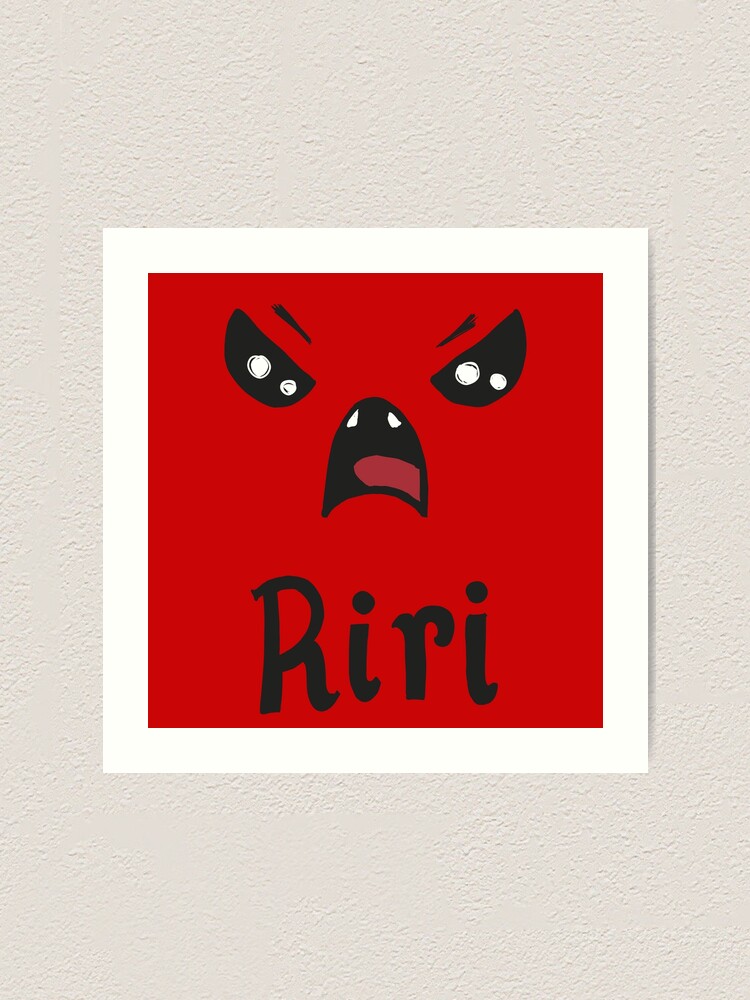 "Riri - angry (te reo Māori)" Art Print by LaviniaKnight | Redbubble