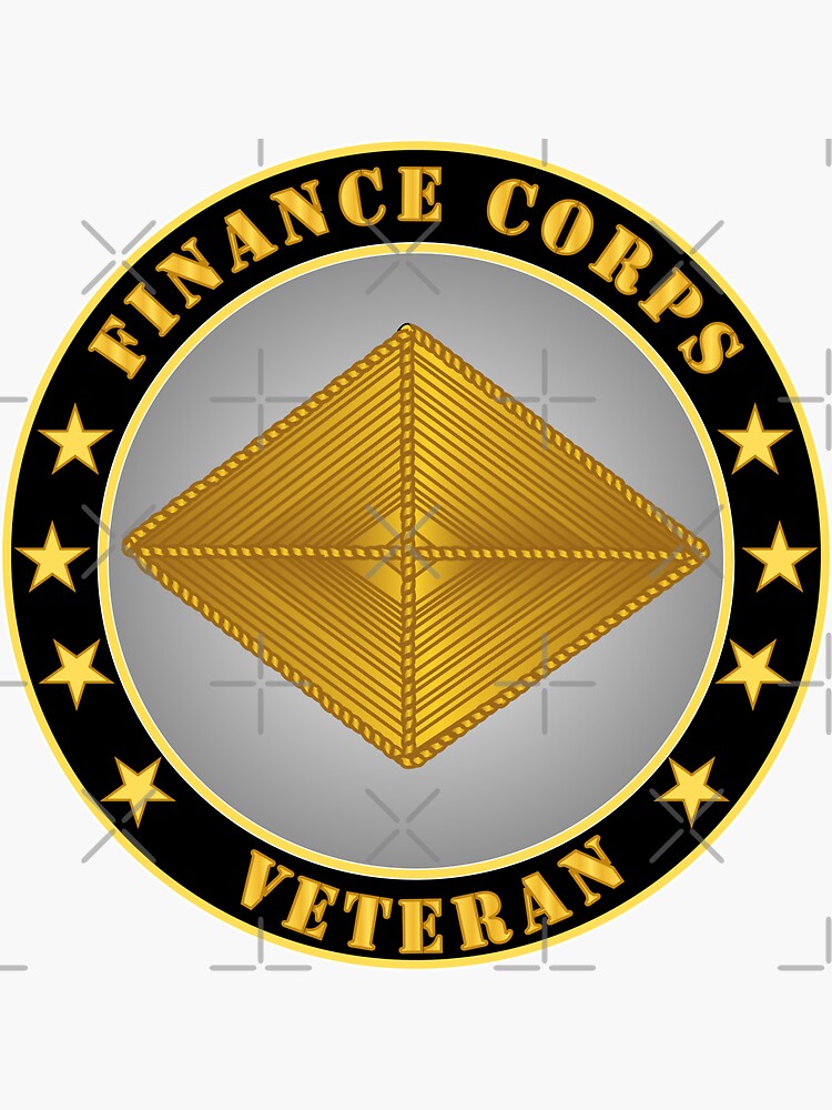 "Army - Finance Corps Veteran" Sticker for Sale by twix123844 | Redbubble
