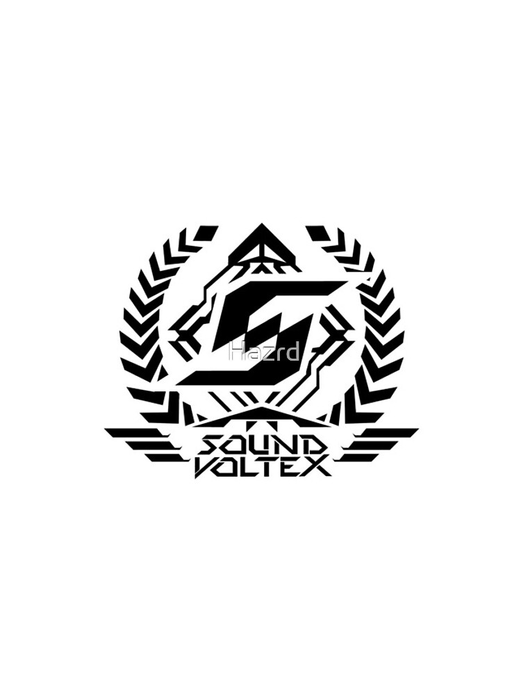 "Sound Voltex Logo - Black" iPhone Case for Sale by Hazrd | Redbubble
