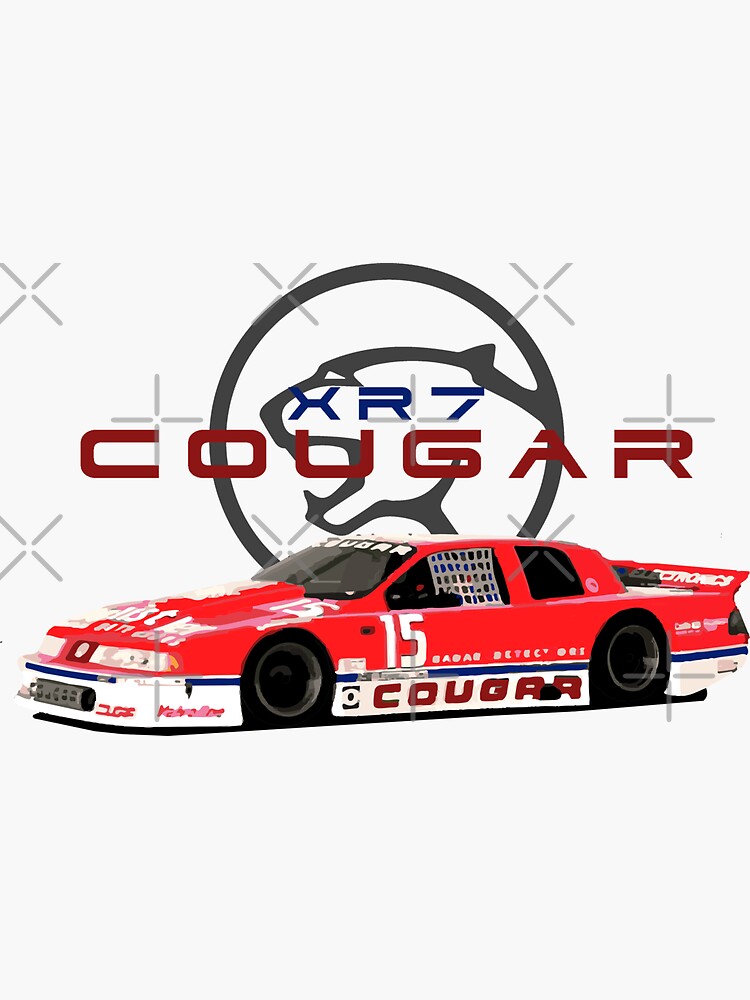 "1990 Mercury Cougar XR-7 IMSA GTO Race Car" Sticker by FromThe8Tees ...