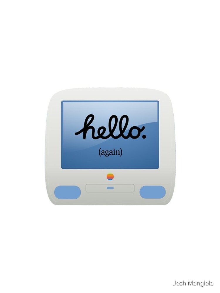 "Hello Again iMac G3 Print" iPhone Case for Sale by joshm998 | Redbubble