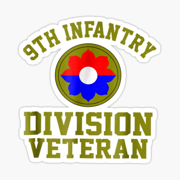 "9th Infantrys Division Veteran Shirt" Sticker for Sale by ...