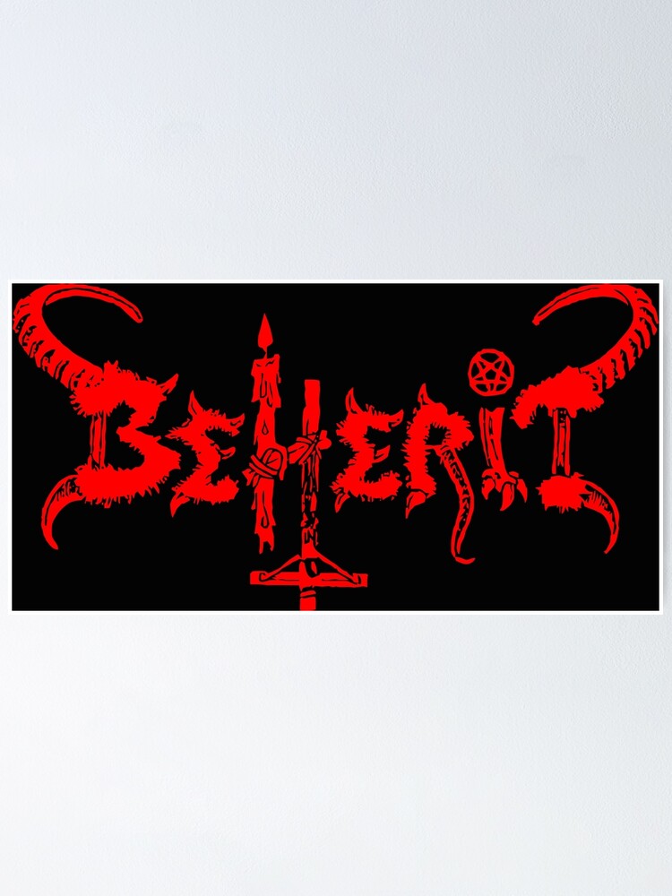 "beherit logo" Poster for Sale by camara94 | Redbubble