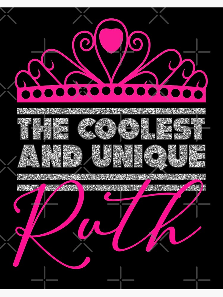 "Ruth girl kids woman name sweet" Poster for Sale by Thestarrysky ...