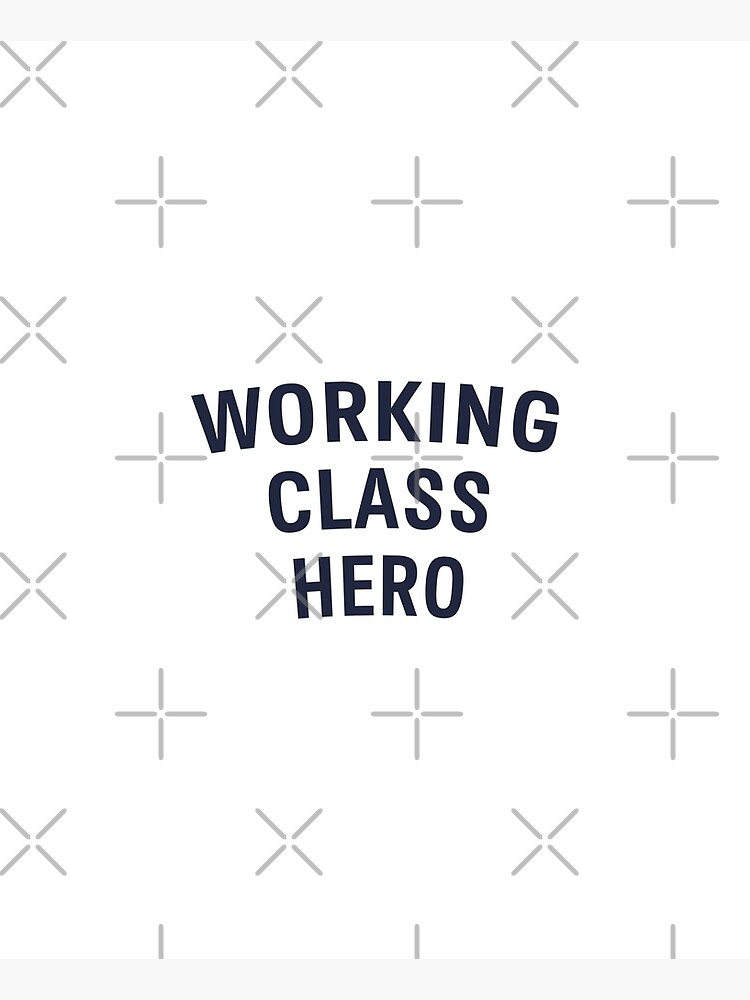 "Working Class Hero" Poster for Sale by Bangtanthings | Redbubble