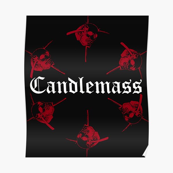 "candlemass skull" Poster for Sale by delgado-ariel | Redbubble