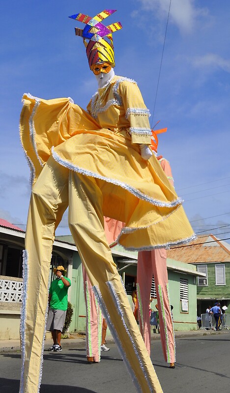 "Moko Jumbie" by claymation | Redbubble