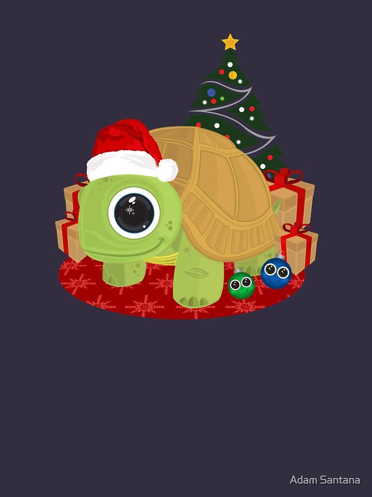 "Christmas - Turtle" T-shirt by Adamzworld | Redbubble