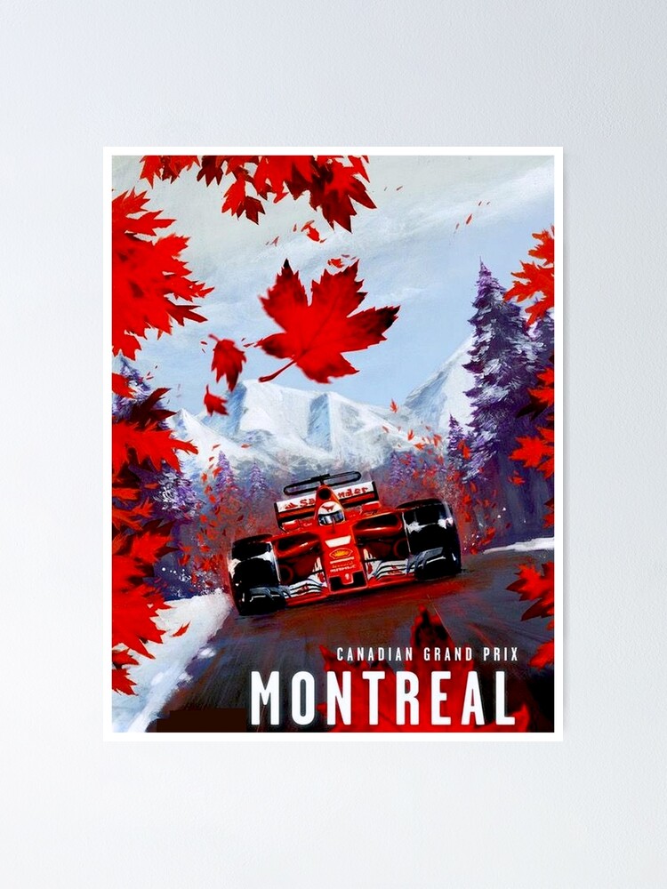 "CANADIAN GRAND PRIX : Vintage Montreal Auto Racing Advertising Print ...