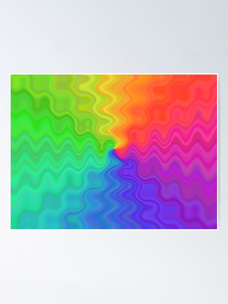 "Tricolour Wave" Poster by hugh023 | Redbubble