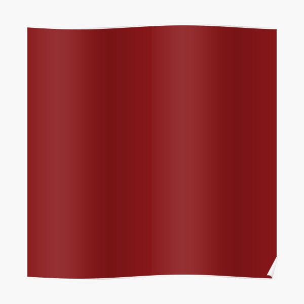 "Ruby Red Solid Color" Poster for Sale by CFAT | Redbubble