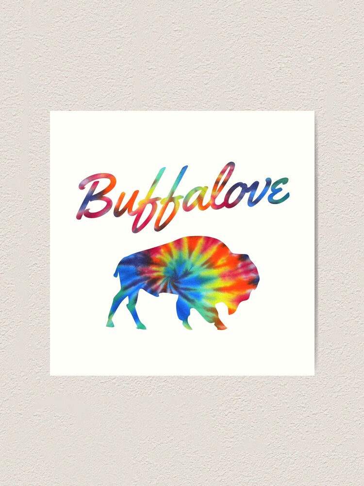 "Buffalove Tie Dye" Art Print for Sale by relkcruts | Redbubble