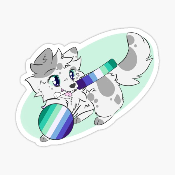 "Gay shield (Pride Juggerpuppers)" Sticker for Sale by BlueWildfire9 ...