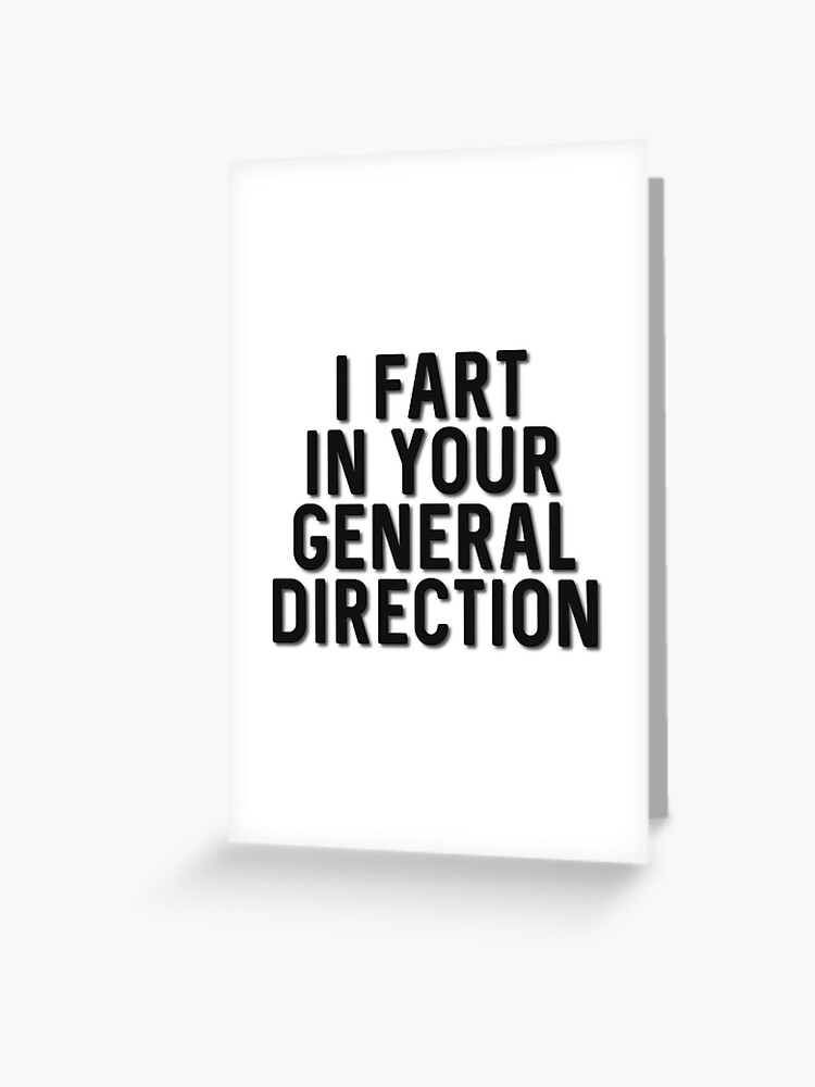 "FART" Greeting Card for Sale by thenerdyburrow | Redbubble