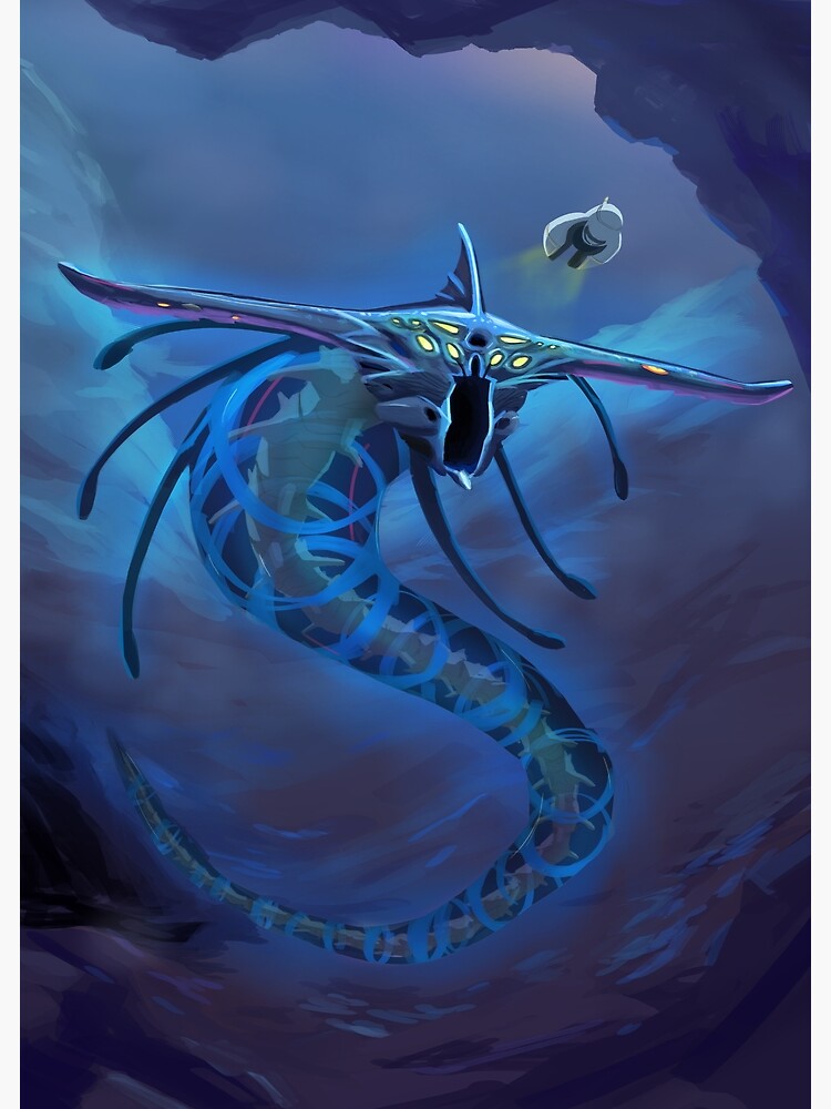 "Subnautica Ghost Leviathan" Poster for Sale by choknater | Redbubble