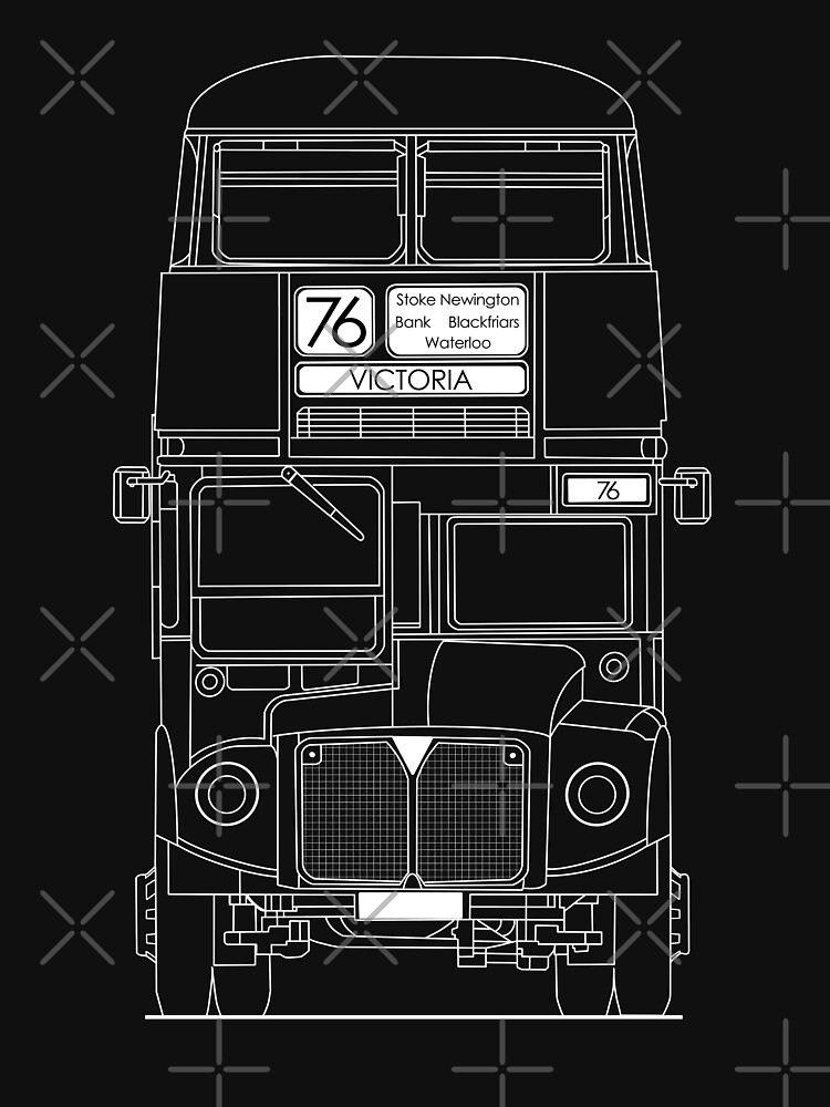 "The Routemaster Blueprint" T-shirt for Sale by rogue-design ...