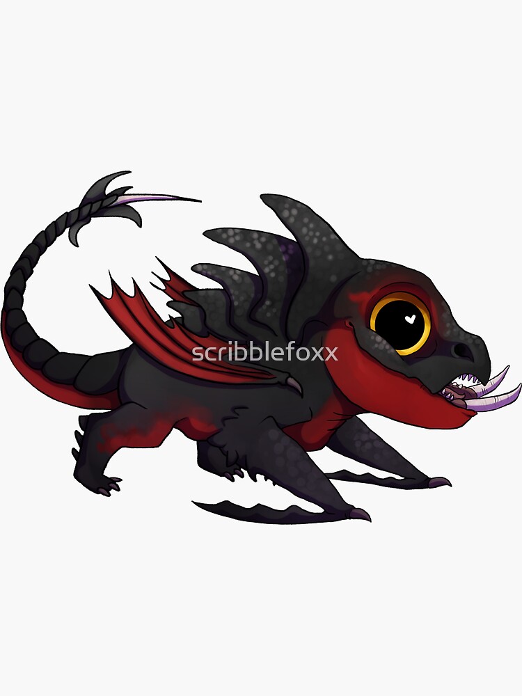 "Absurdly Cute Deathgripper" Sticker for Sale by scribblefoxx | Redbubble