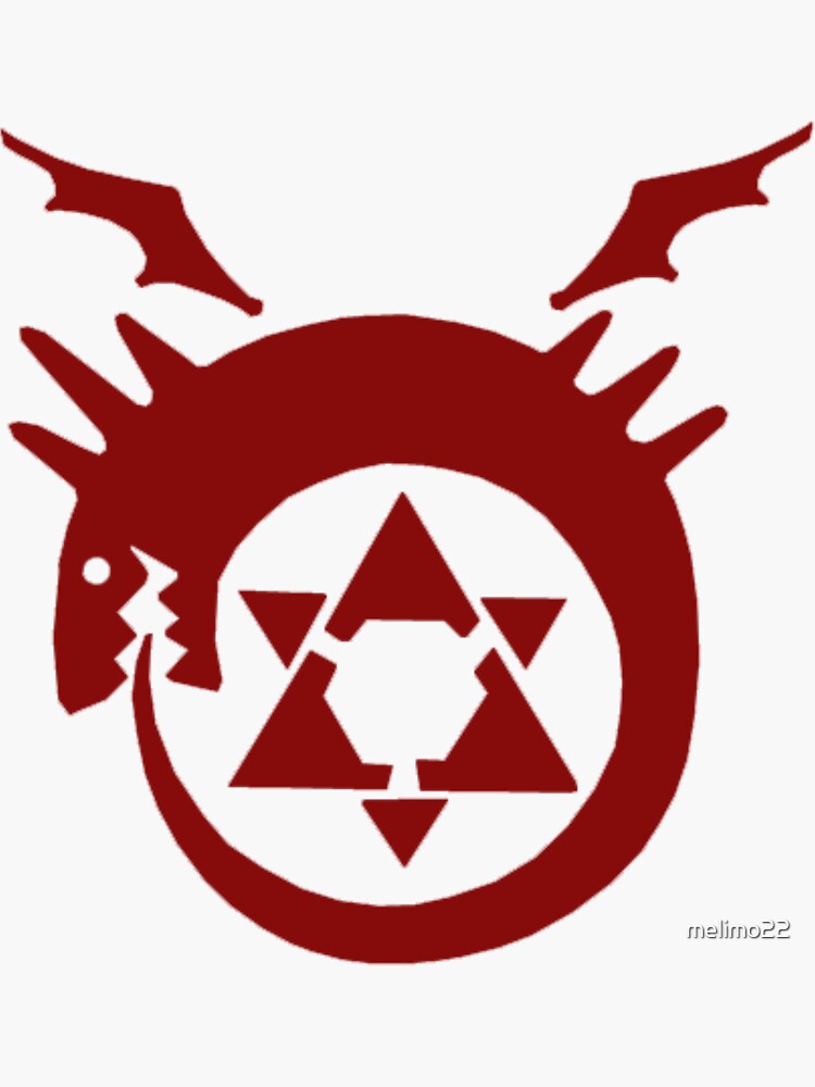 "FMA Symbols #3" Sticker for Sale by melimo22 | Redbubble