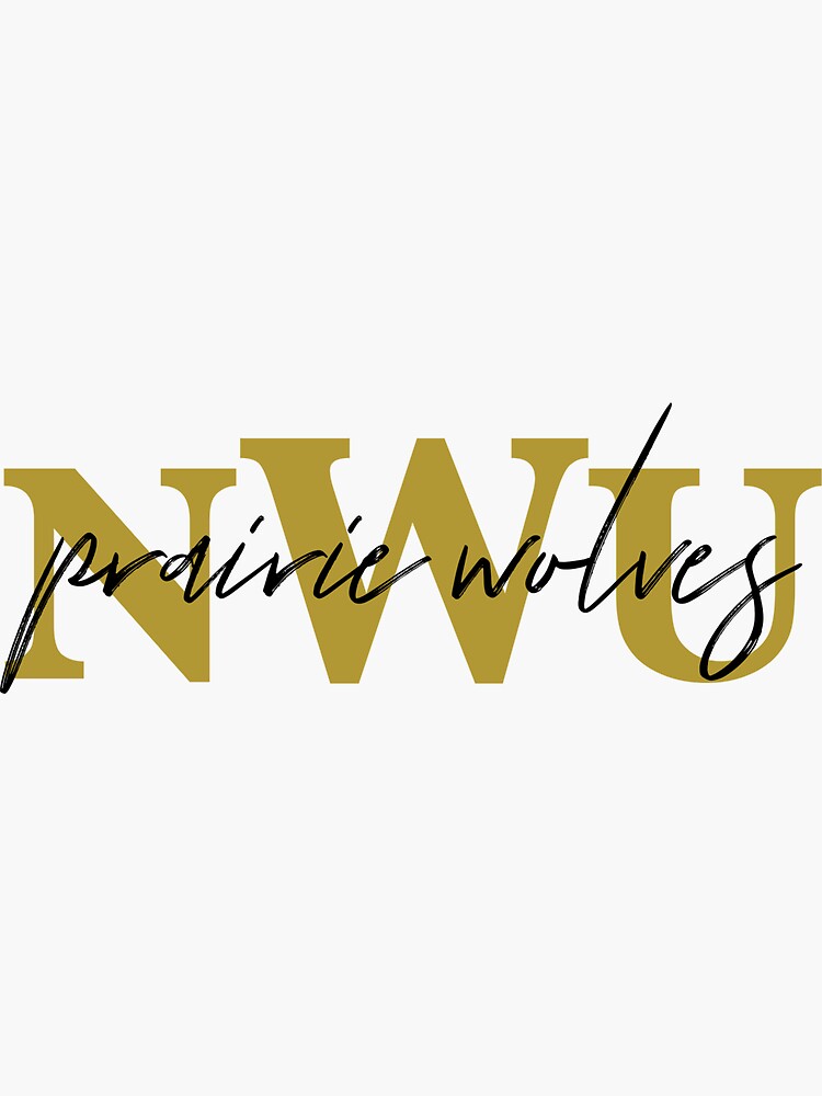 "Nebraska Wesleyan Prairie Wolves" Sticker for Sale by bplatt101 ...