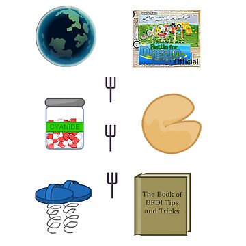 "Bfb/Bfdi/Bfdia Sticker Pack" Sticker for Sale by NumberMacaroni ...