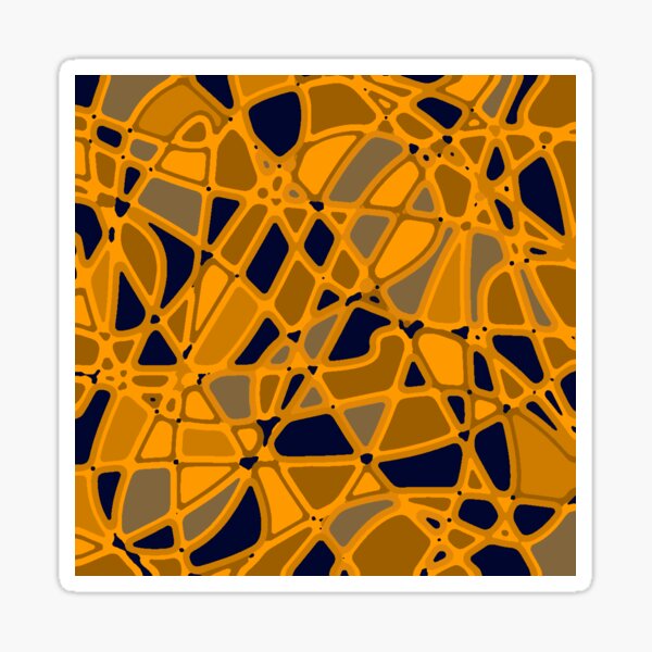 "Stained Glass -- Gold and Deep Purple" Sticker for Sale by CTWuellner ...