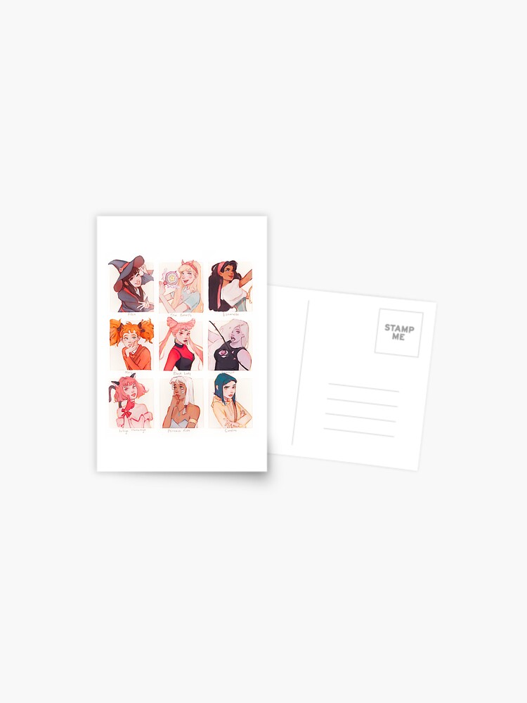 "characters!" Postcard for Sale by Tasia M S | Redbubble