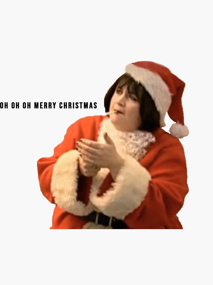 "Oh Oh Oh Merry Christmas" Sticker by Chloewaterhousx | Redbubble