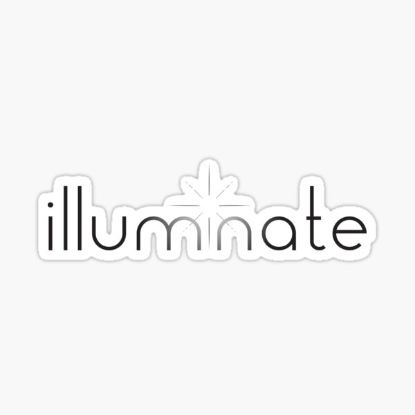 "Illuminate" Sticker for Sale by TheLightSource | Redbubble