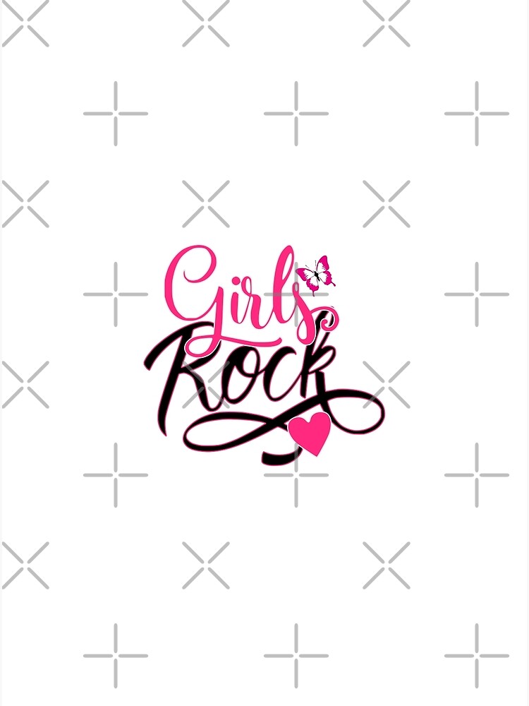 "Girls Rock" Poster for Sale by Vienna15 | Redbubble
