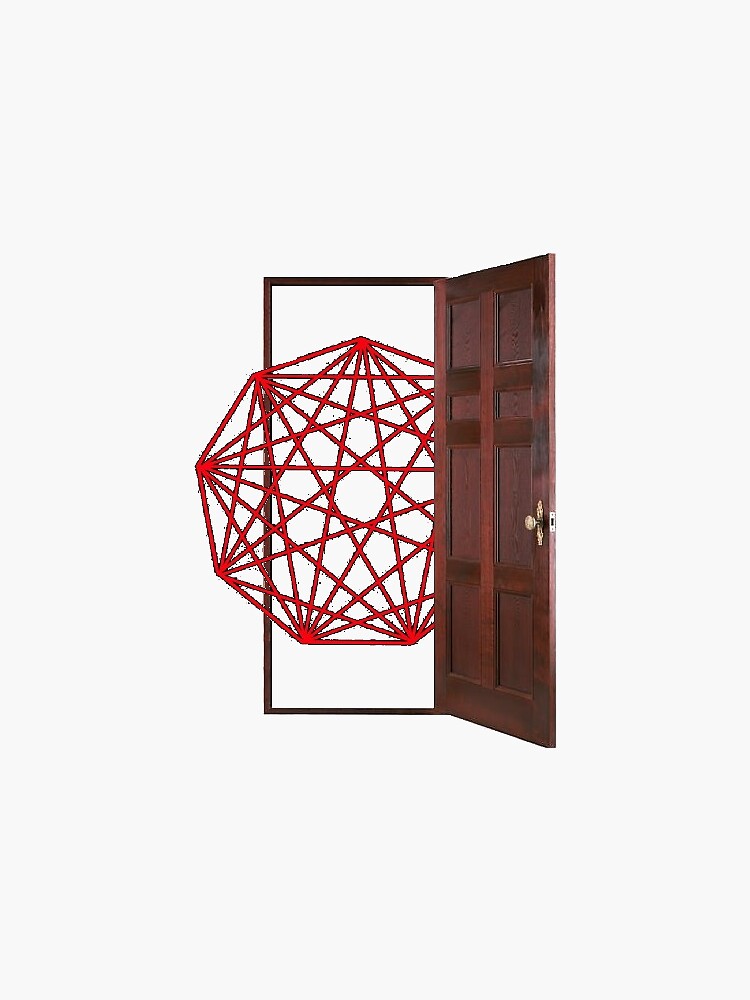 "Nonagon Infinity Opens the Door" Sticker for Sale by nicholas1245 ...