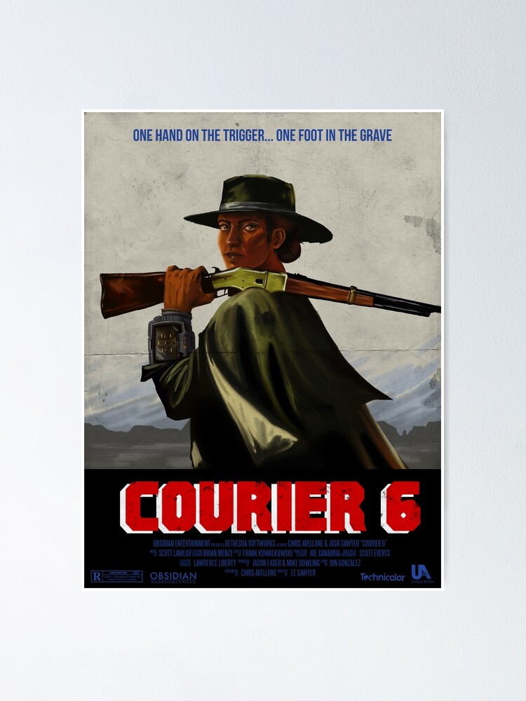"Courier 6 The Movie" Poster by PuppyChow | Redbubble