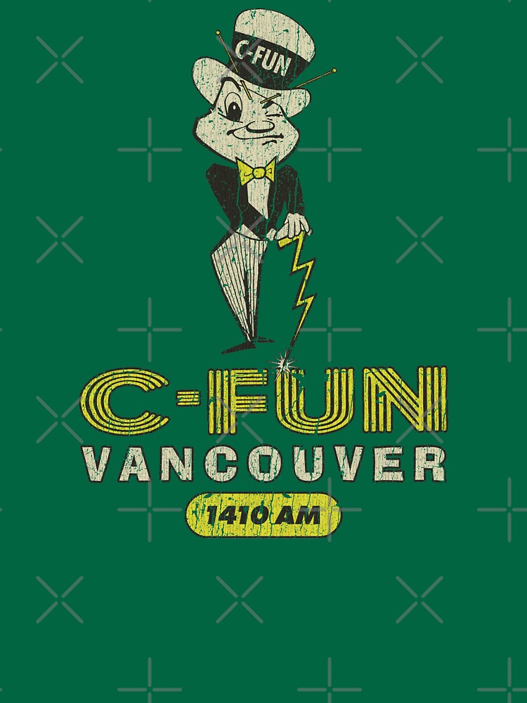 "C-FUN Radio Vancouver 1410 AM" Essential T-Shirt for Sale by ...