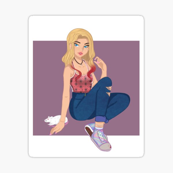 "Rachael " Sticker for Sale by MoMo0420 | Redbubble