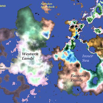 "Map of Earthsea" Poster for Sale by AlienVisitor | Redbubble