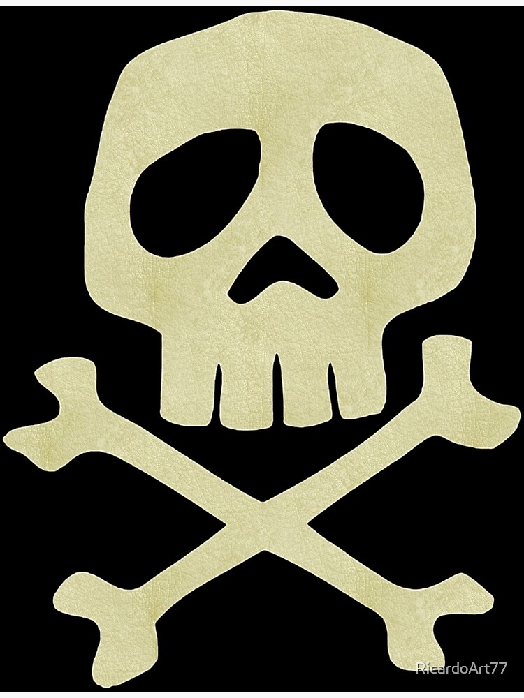 Póster «Estilo Danzig Harlock Skull Crossbones / Jolly Roger» de ...